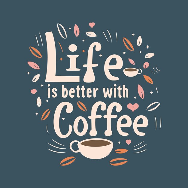 Uplifting Coffee-Inspired Typography Design | Jiffy Designs