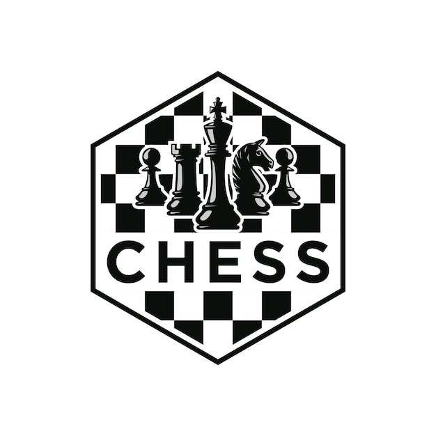Iconic Chess Pieces Emblazoned on Hexagonal Chessboard | Jiffy Designs