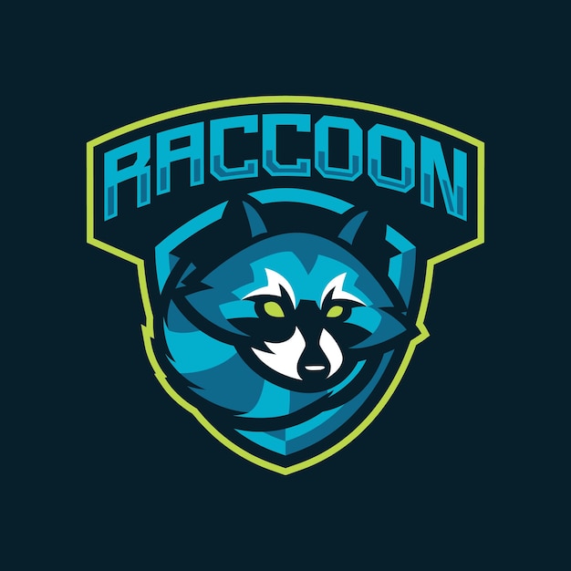 Vibrant Raccoon Mascot Logo with Striking Design | Jiffy Designs