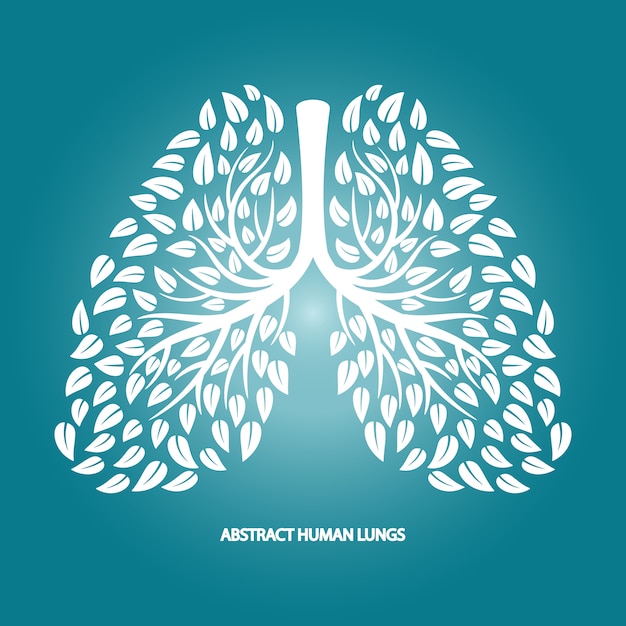 Abstract Human Lungs Design with Nature-Inspired Branches | Jiffy Designs