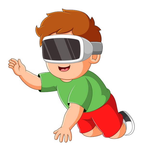 Joyful Child Explores Virtual Reality | Jiffy Designs