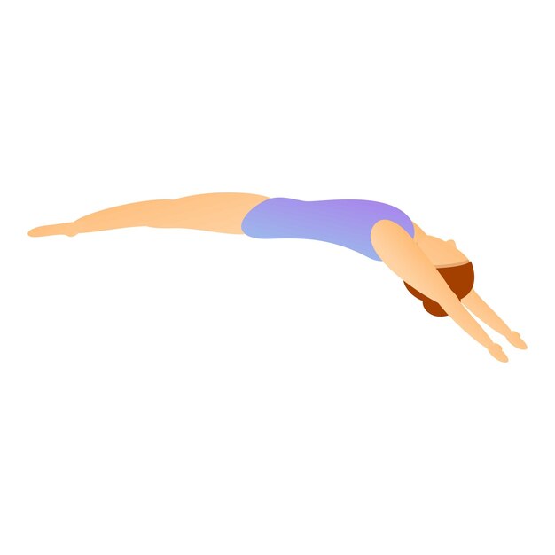 Graceful Yoga Pose: Floating Figure in Peaceful Serenity | Jiffy Designs