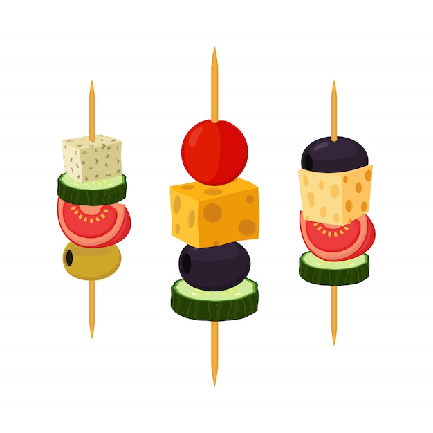 Colorful Fruit and Cheese Skewers for Tasty Appetizers | Jiffy Designs