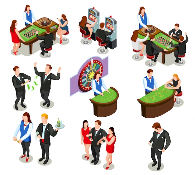 Vibrant Isometric Illustrations: Diverse Scenes of Social Interactions ...