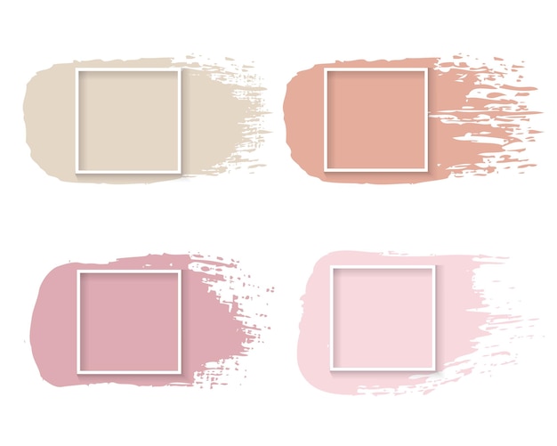 Versatile Square Frames in Soft, Pastel Color Palette | Jiffy Designs