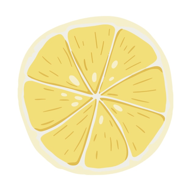 Vibrant Lemon Slice with Juicy Details | Jiffy Designs