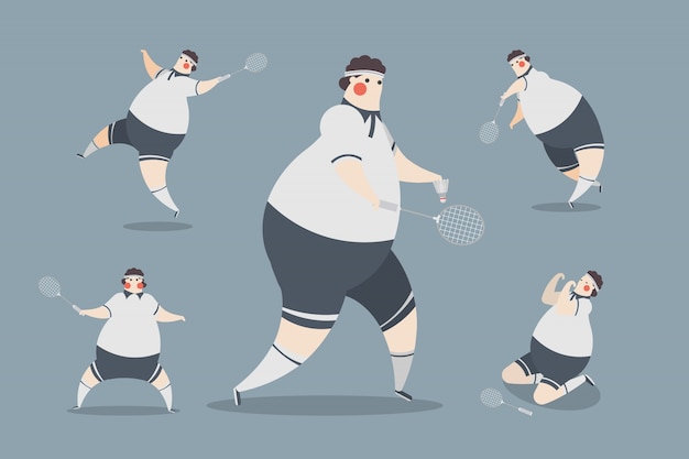Diverse Collection of Playful Cartoon Characters in Various Poses ...