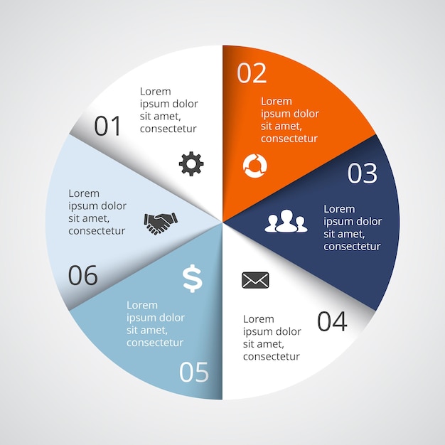 Vibrant Infographic Wheel with Engaging Icons and Text | Jiffy Designs