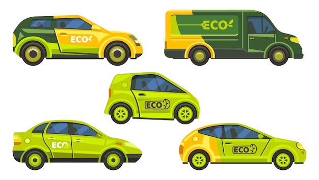 Eco-Friendly Vehicles: A Vibrant Collection of Sustainable Transport ...