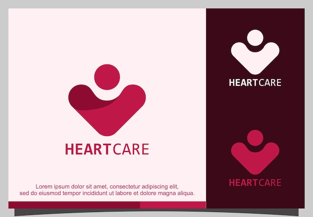 Compassionate Heart-Shaped Logos for Caring Services | Jiffy Designs