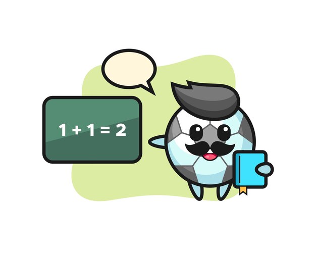 Adorable Math Mascot Solving Equations with Chalkboard | Jiffy Designs
