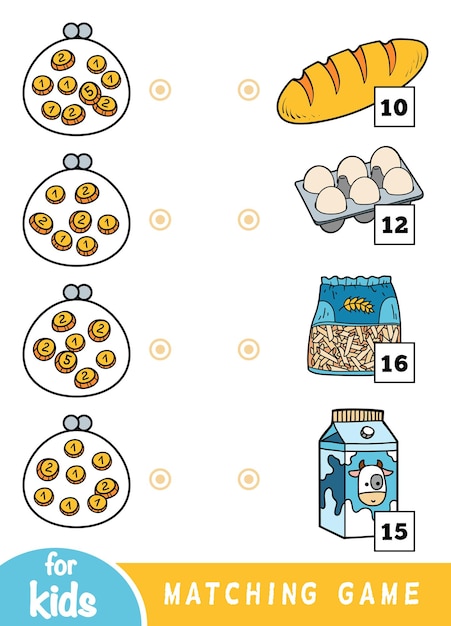 Delightful Breakfast Matching Game for Kids | Jiffy Designs