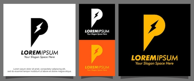 Powerful Lightning Bolt Logos in Striking Monochrome Designs | Jiffy Designs