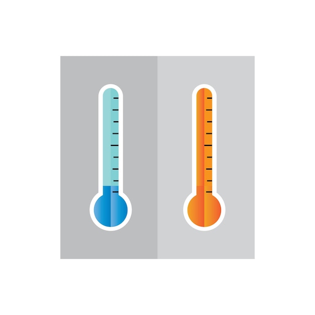 Colorful Thermometers Depicting Temperature Levels | Jiffy Designs