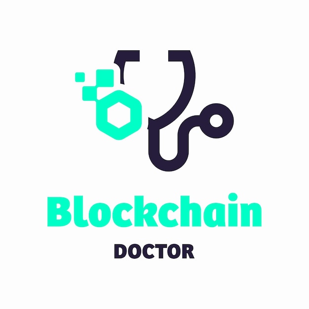 Blockchain Doctor: Geometric Symbols and Medical Iconography | Jiffy Designs