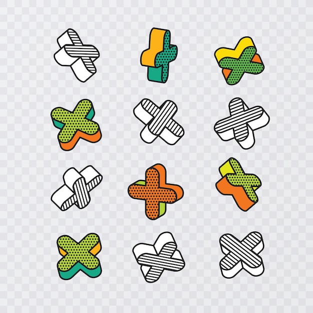 Vibrant Geometric Shapes in Retro Pop Art Style | Jiffy Designs