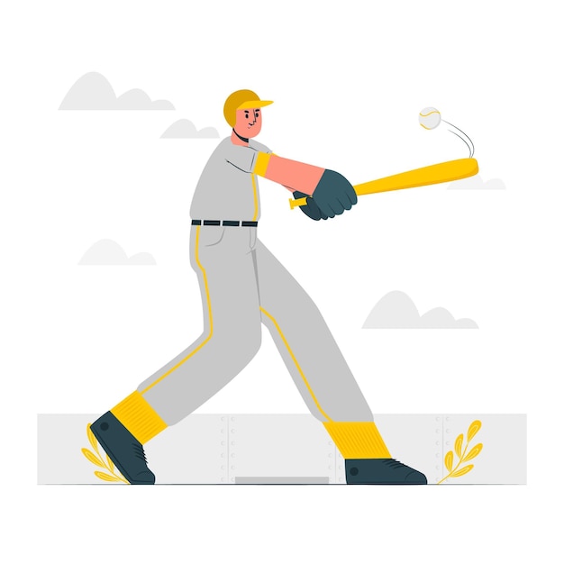 Powerful Athlete Swinging a Mighty Baseball Bat | Jiffy Designs