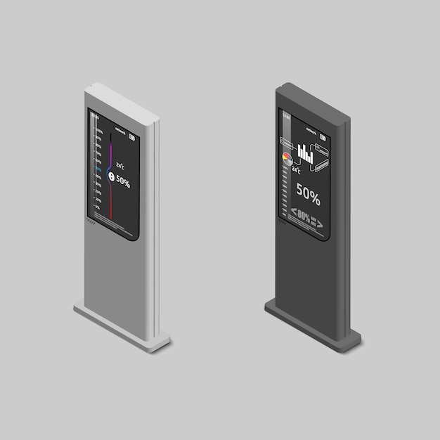 Sleek Digital Signage Displays with Detailed Information | Jiffy Designs