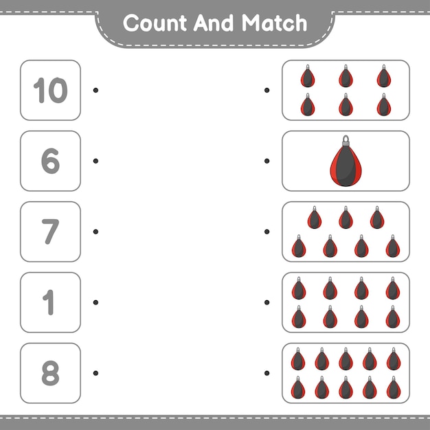 Vibrant Water Droplets Count and Match Activity | Jiffy Designs