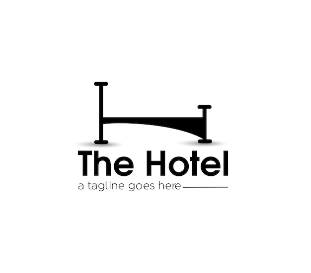 Elegant Typographic Hotel Logo with Minimalist Signage | Jiffy Designs