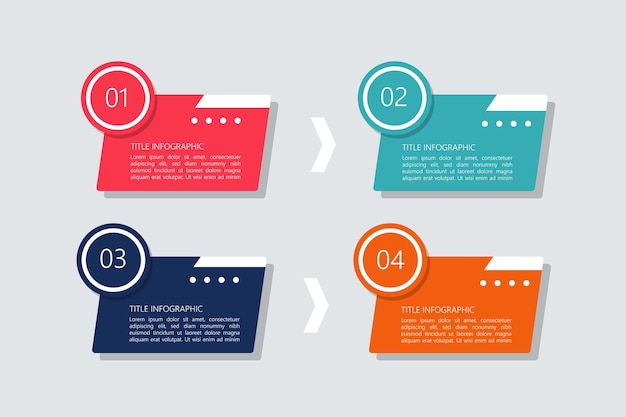 Vibrant Info Boxes with Bold Numbers and Text | Jiffy Designs
