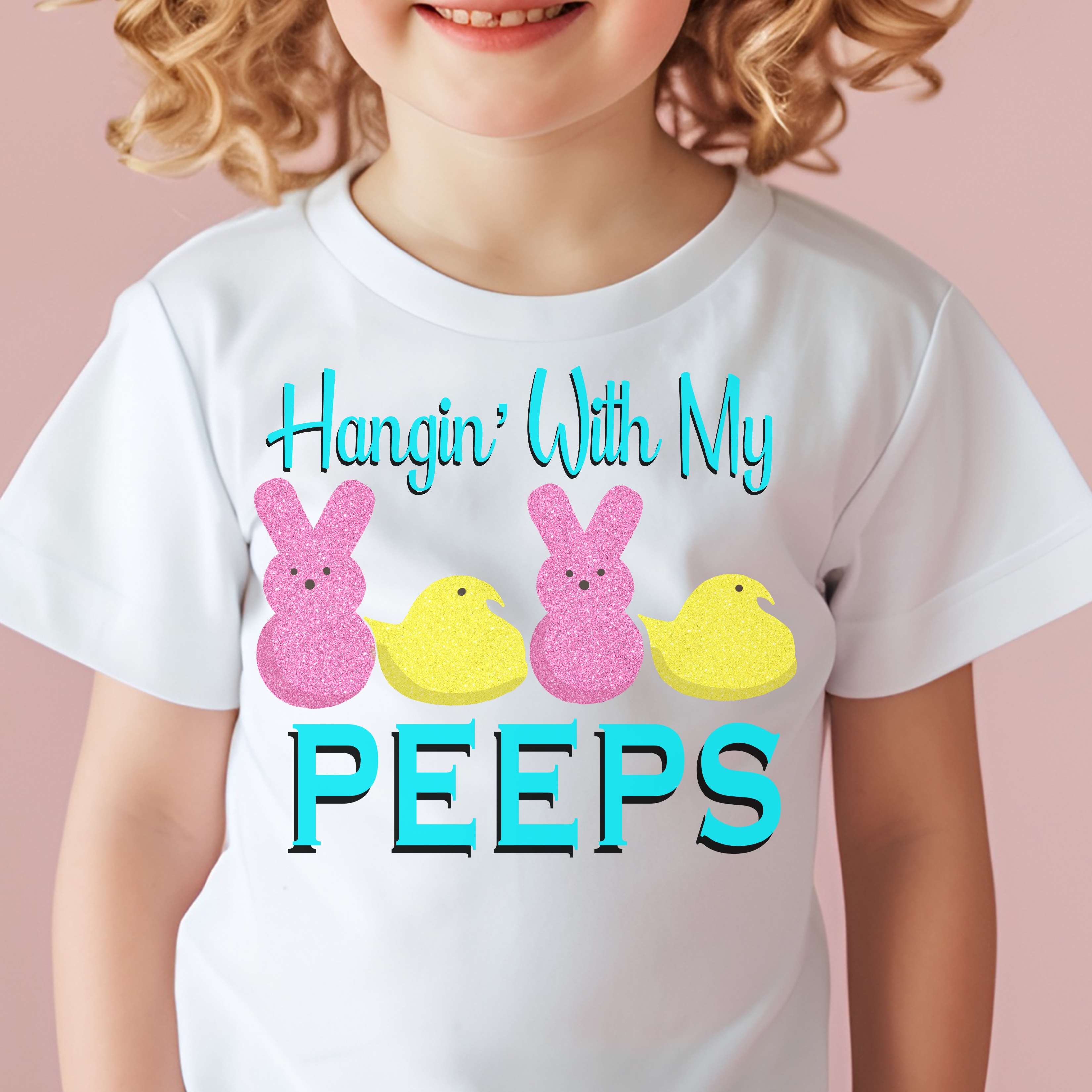 'Hangin' With My Peeps' Playful Easter Candy Characters in Vibrant ...