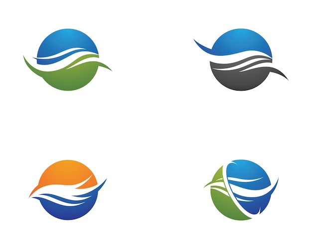 Vibrant Nature-Inspired Emblem Collection with Fluid Designs | Jiffy ...