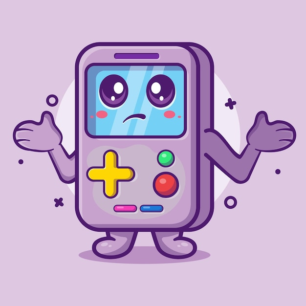 Adorable Cartoon Game Console with Expressive Features | Jiffy Designs