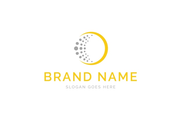 Elegant Circular Brand Logo with Dotted Design | Jiffy Designs