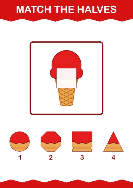 Delightful Ice Cream Cone Matching Game | Jiffy Designs
