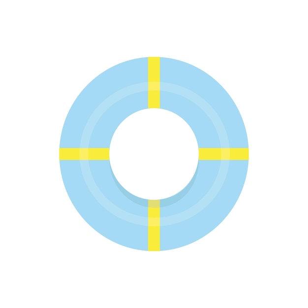 Vibrant Blue and Yellow Life Preserver | Jiffy Designs