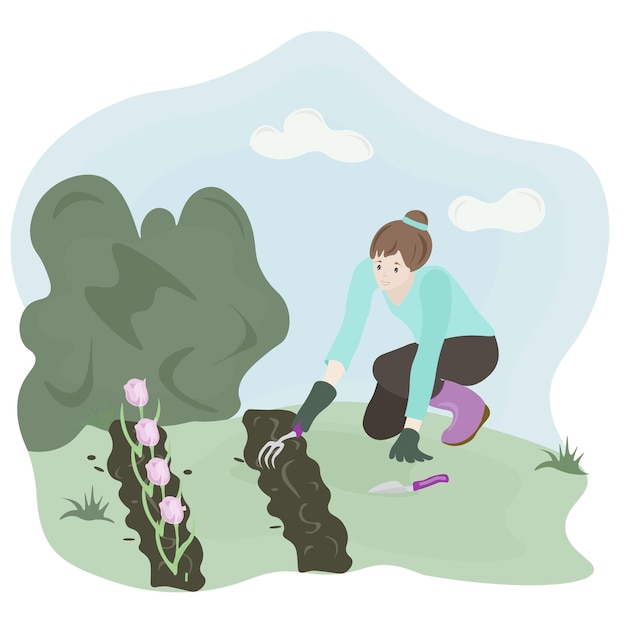 Boy Digging in Backyard with Shovel and Puppy Companion | Jiffy Designs