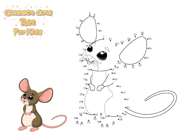Cute Mouse Dot-to-Dot Puzzle for Young Learners | Jiffy Designs