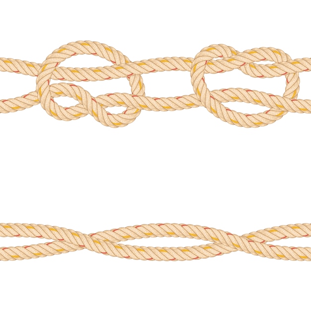 Intricate Rope Knots in Warm Tones | Jiffy Designs