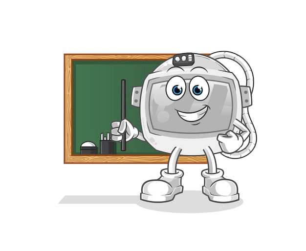 Friendly Classroom Robot Teaching Math on Chalkboard | Jiffy Designs