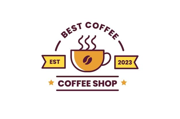 Iconic Best Coffee Shop Logo with Established Year | Jiffy Designs