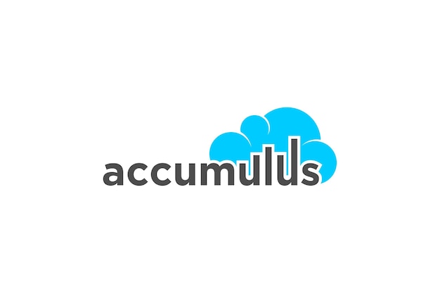 Vibrant Cloud-Inspired Accumulus Logo Design | Jiffy Designs