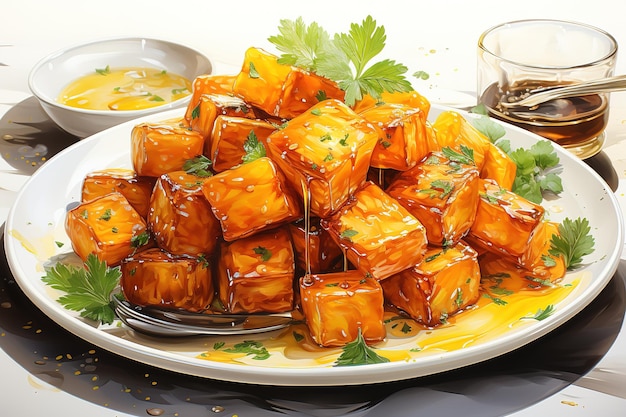 Savory Roasted Sweet Potato Cubes with Aromatic Herbs | Jiffy Designs