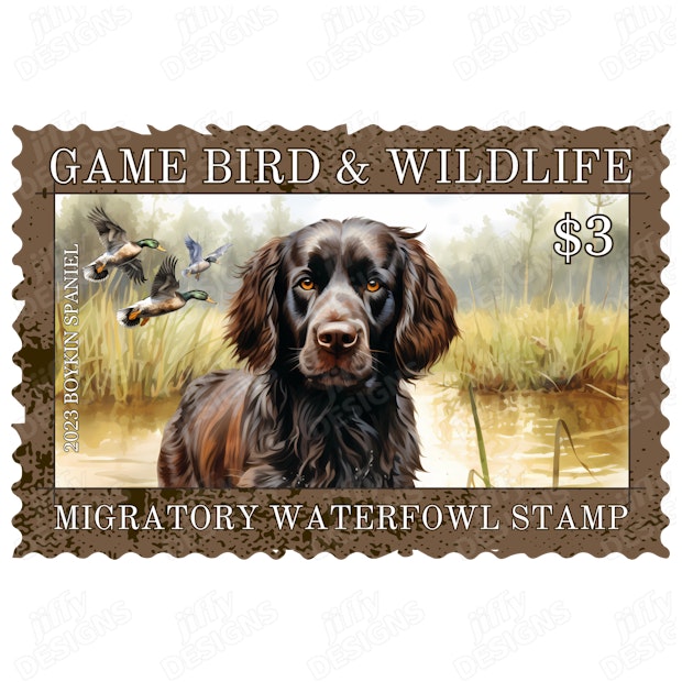 'Game Bird & Wildlife' Migratory Waterfowl Stamp Featuring Retriever ...