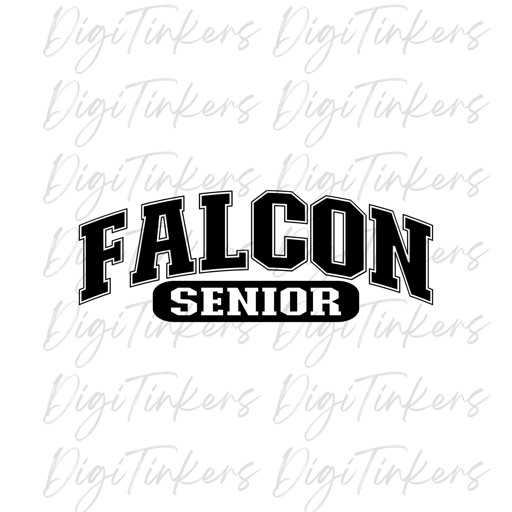 Collegiate Varsity Falcon Shirt Senior Night Graduation Gift, High ...