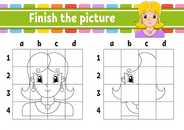 Vibrant Cartoon Character Puzzle Grid for Kids | Jiffy Designs
