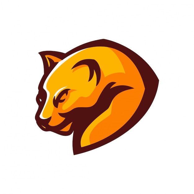 Majestic Feline Icon: Powerful Emblem of Strength and Prowess | Jiffy ...