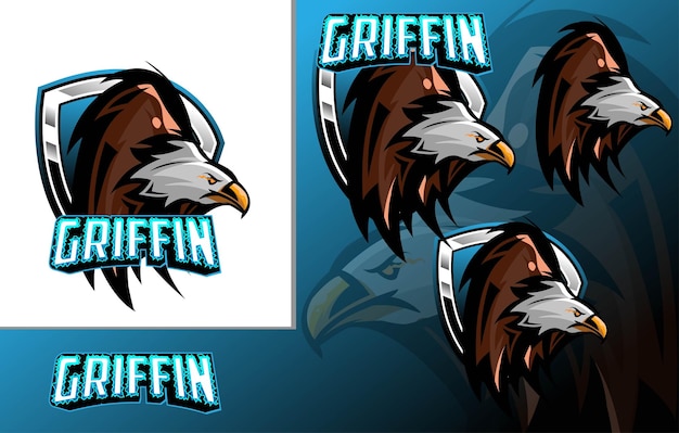 Fierce Griffin Mascot Logo Collection with Powerful Talons | Jiffy Designs