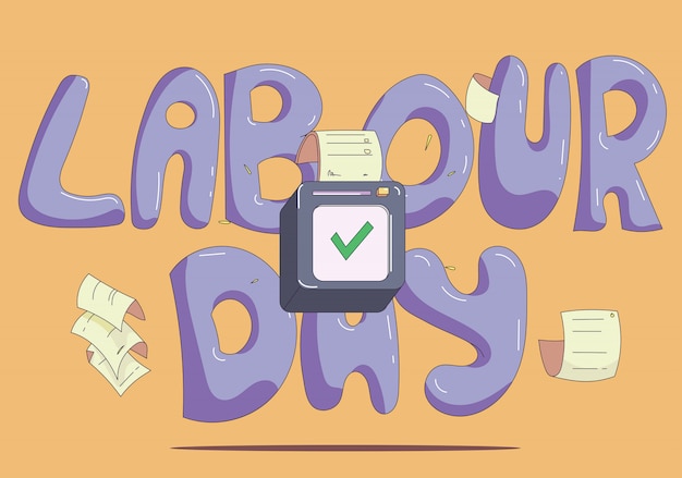 Celebrate the Joy of Labour with Vibrant Lettering | Jiffy Designs