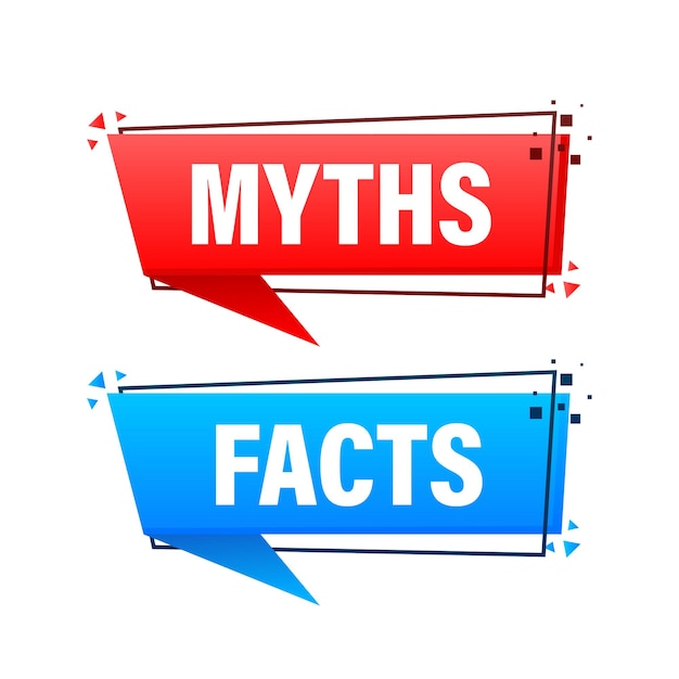 Contrasting Banners Debunking Myths and Presenting Facts | Jiffy Designs