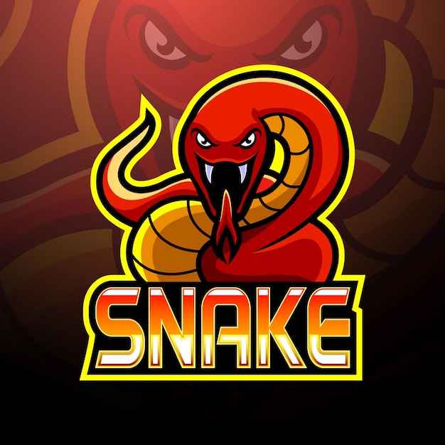 Fierce and Striking Snake Mascot Logo | Jiffy Designs