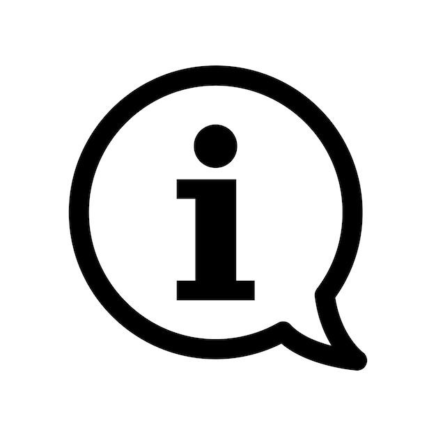 Simple Informative Symbol in Minimalist Black and White | Jiffy Designs