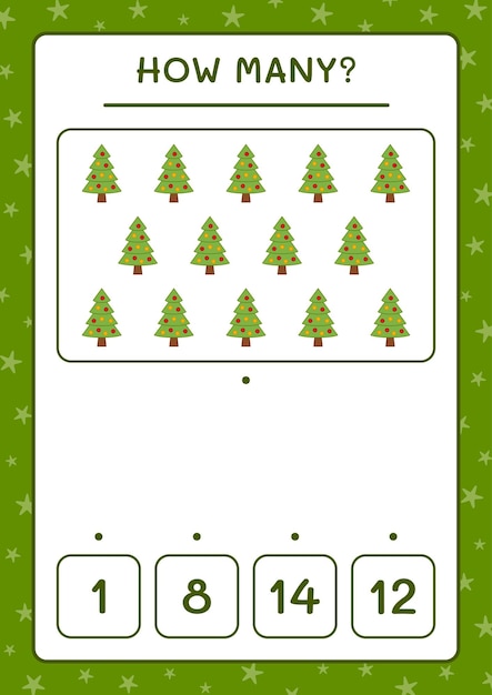 Counting Christmas Trees: A Fun Visual Puzzle | Jiffy Designs