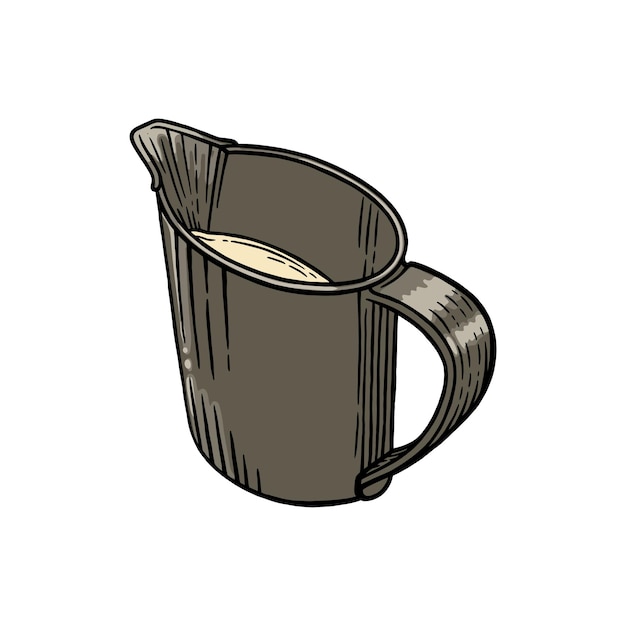 Sleek and Stylish Ceramic Pitcher with Unique Contours | Jiffy Designs