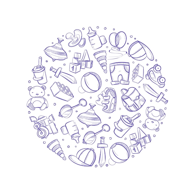 Vibrant Collection of Whimsical Illustrated Icons | Jiffy Designs